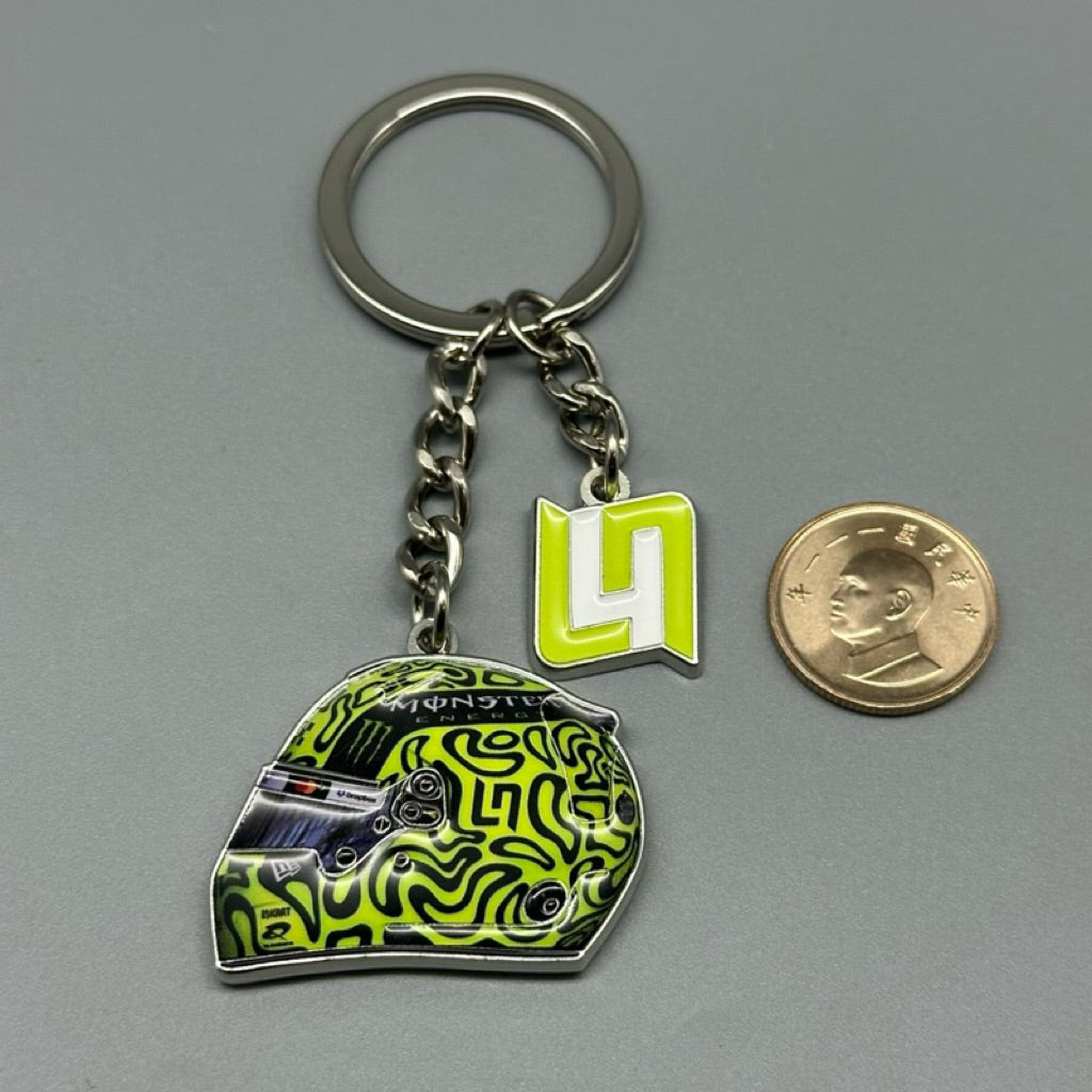 Lando Norris 2025 Helmet Keychains – 1lessidiot